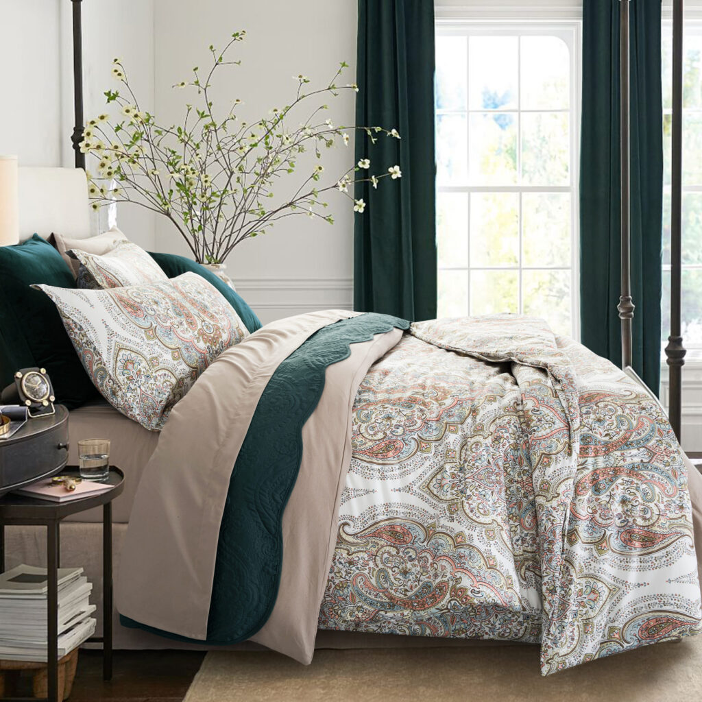 Unique Modern Duvet Cover Set Boho Chic Botanic Retro Mod Minimalist ...